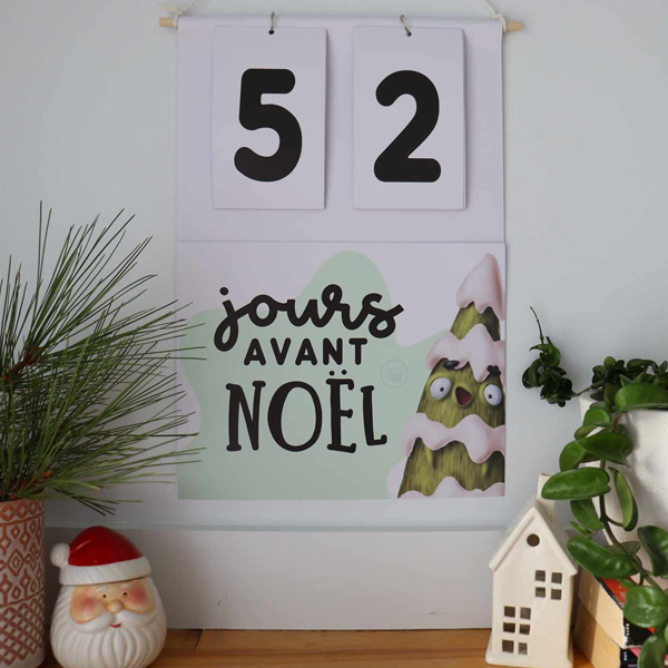 Rallonge - Jours avant Noël (version sapin) – Valiseduprof