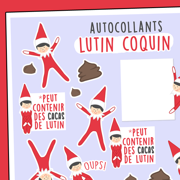 Autocollants - Lutins coquins – Valiseduprof