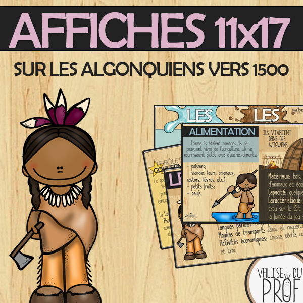 Affiches d'univers social - cycle 2 – Valiseduprof