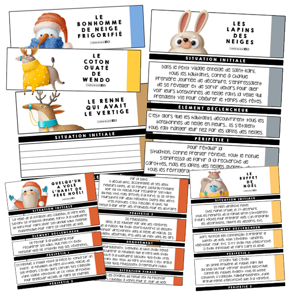 Schéma narratif - Noël – Valiseduprof